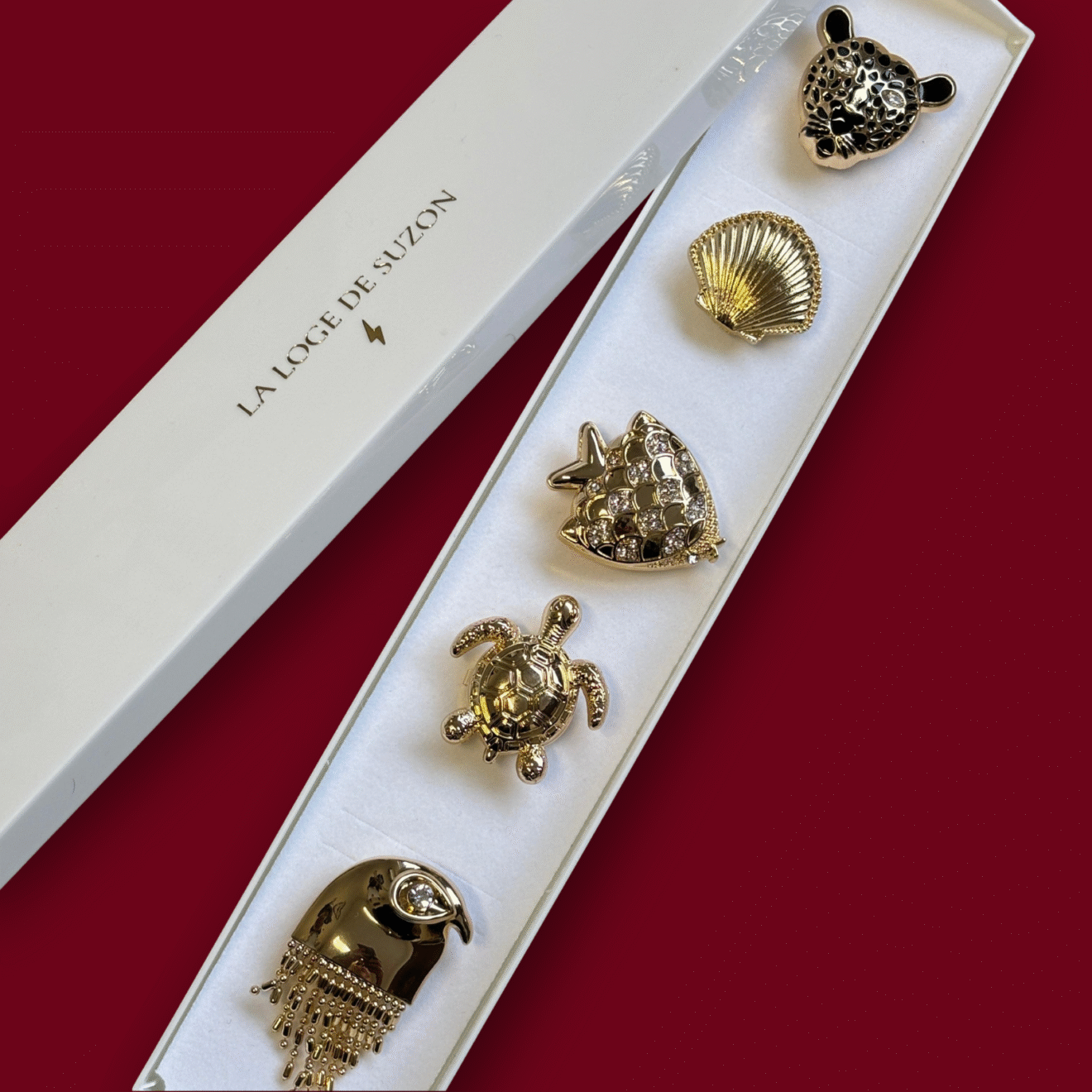 Boutonnière Diane Animal – La LOGE de SUZON